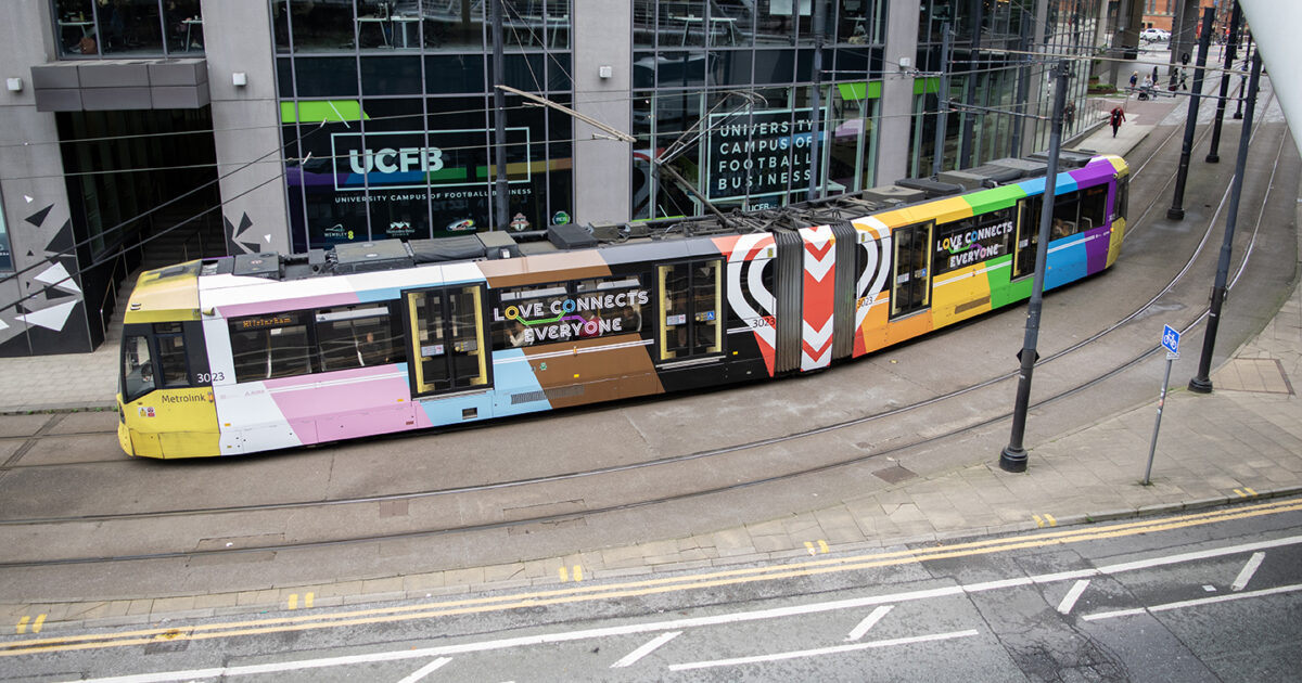 Mobile billboard advertising for TfGM's Trams in Manchester | Aura
