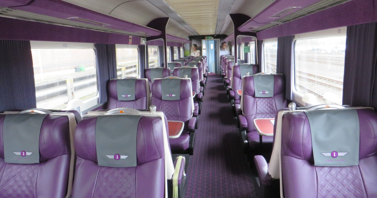 First Class rail interior refurbishment for Grand Central… | Aura