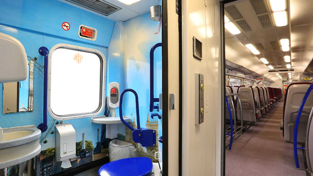 Southern Railway toilets get a vibrant graphics make over | Aura