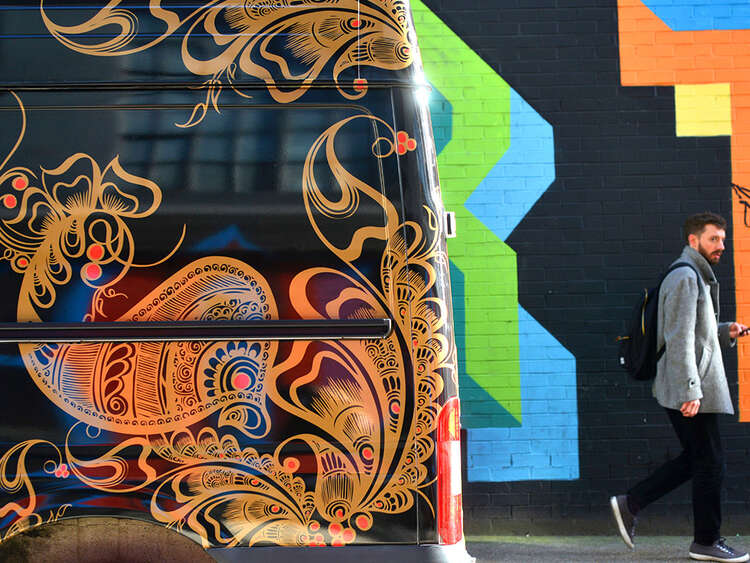 Virgin Media's van goes East with a unique henna vehicle wrap | Aura