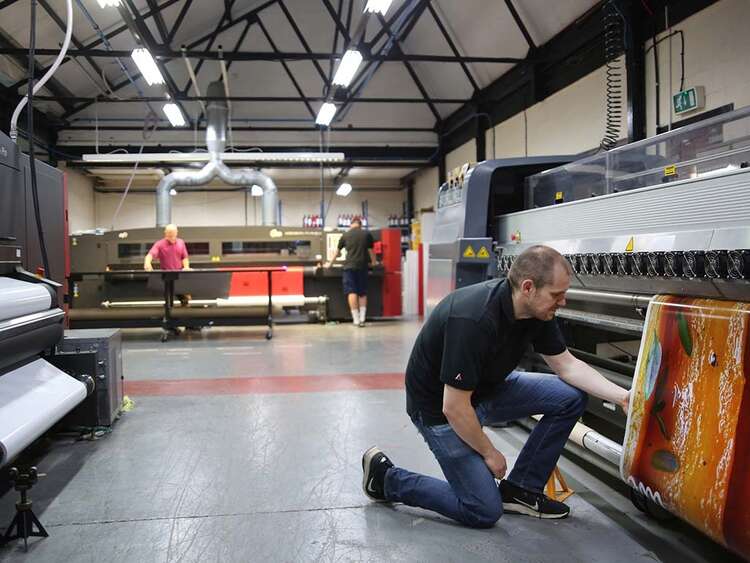 Aura | Graphics & signage production for branding projects