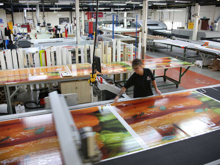 Aura | Graphics & signage production for branding projects