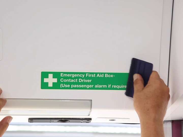 Rail livery, train graphics, wraps & labels for inside & out | Aura