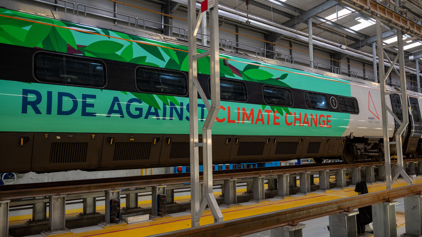 Highlighting Sustainability in Rail with Green Graphics | Aura