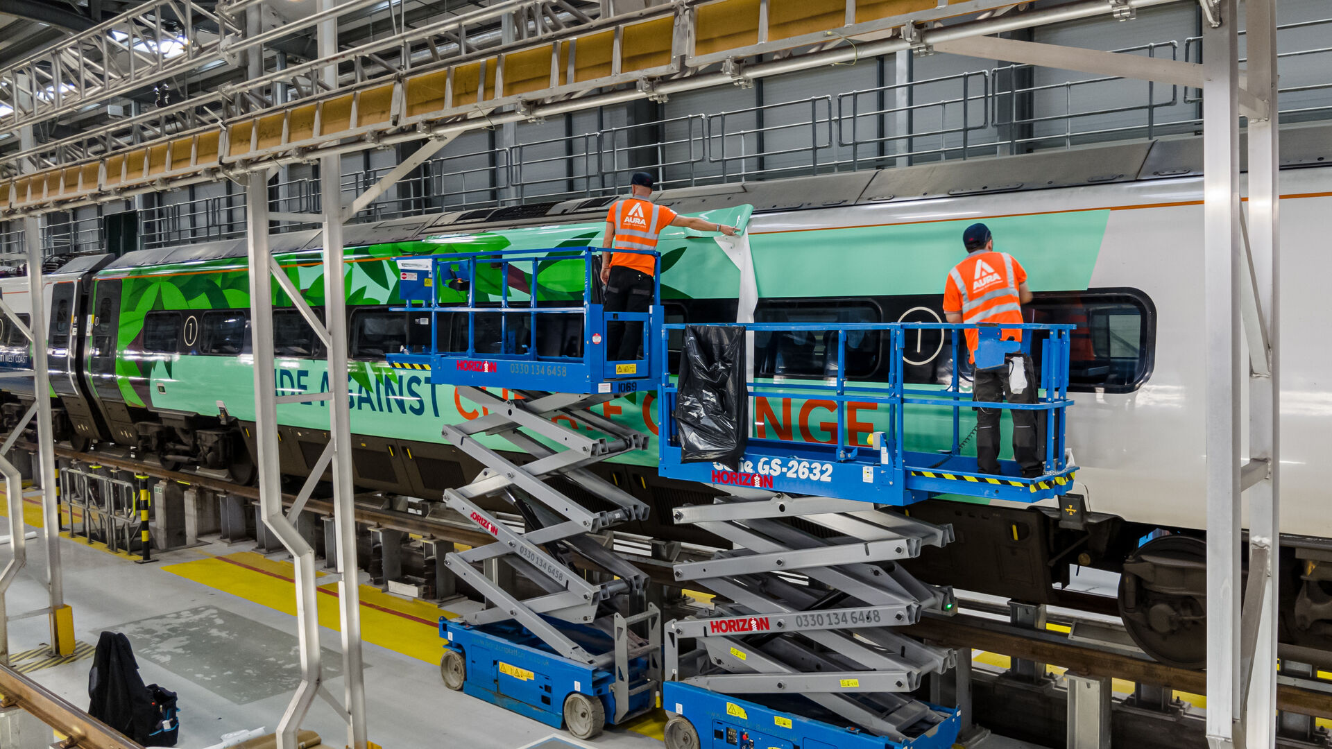 Highlighting Sustainability in Rail with Green Graphics | Aura