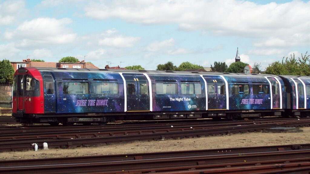 TfL "free the night" with new tube advertising wrap | Aura