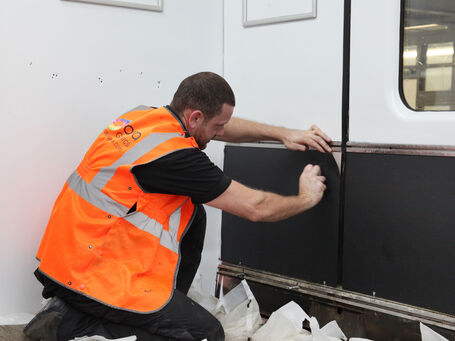 Rail livery, train graphics, wraps & labels for inside & out | Aura