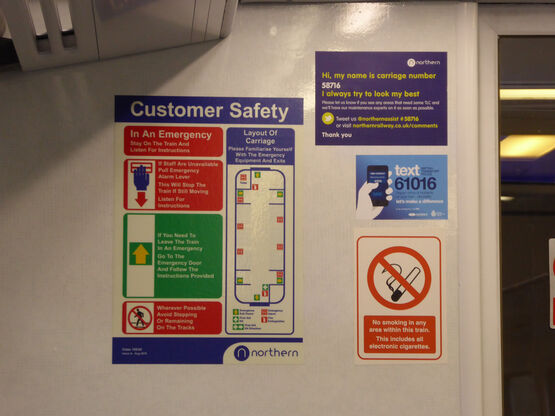 Rail livery, train graphics, wraps & labels for inside & out | Aura