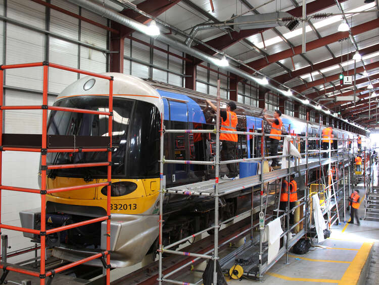 Rail livery, train graphics, wraps & labels for inside & out | Aura