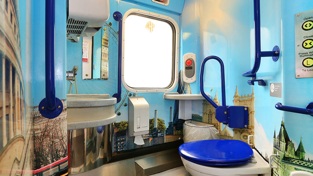 Southern Railway toilets get a vibrant graphics make over | Aura