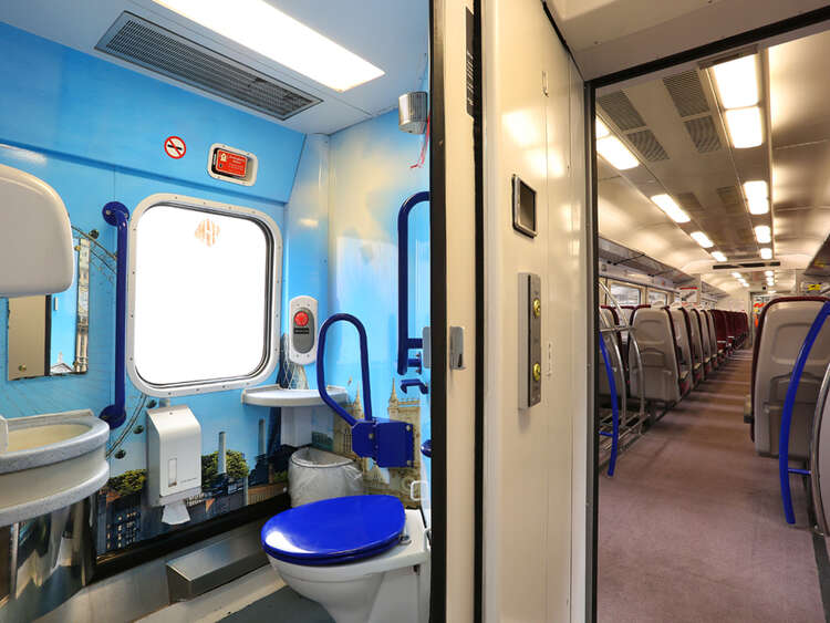 Southern Railway toilets get a vibrant graphics make over | Aura