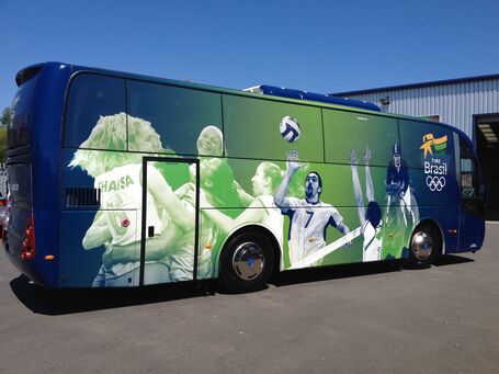 Bus & coach livery, advertising wraps, graphics & branding | Aura