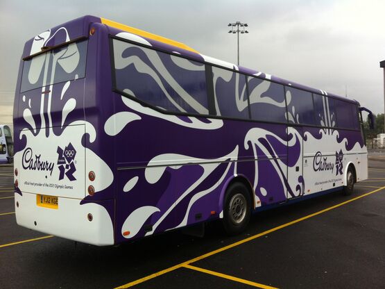Bus & coach livery, advertising wraps, graphics & branding | Aura