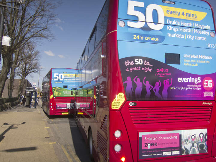 Bus & coach livery, advertising wraps, graphics & branding | Aura