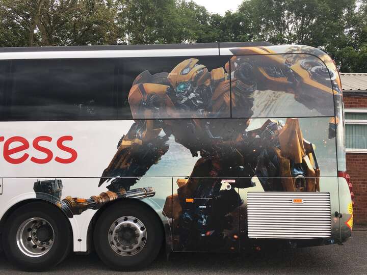 Bus & coach livery, advertising wraps, graphics & branding | Aura