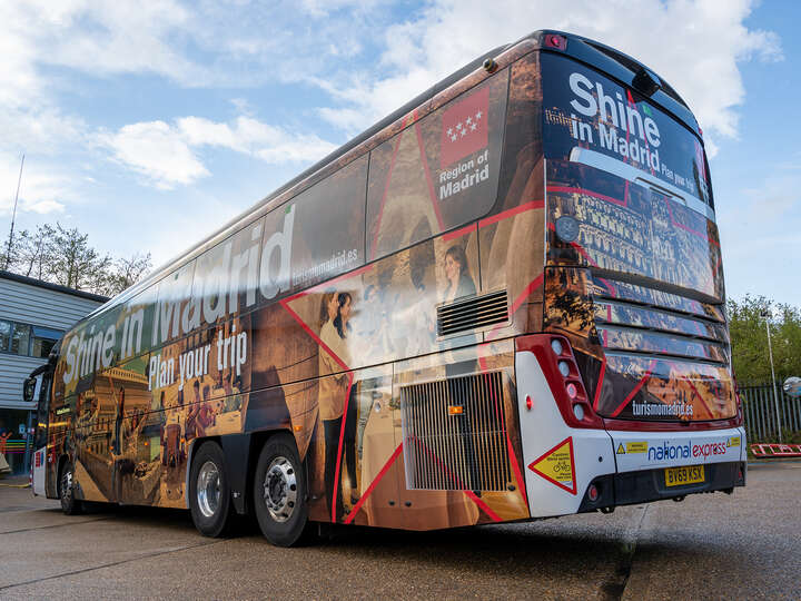 Bus & coach livery, advertising wraps, graphics & branding | Aura
