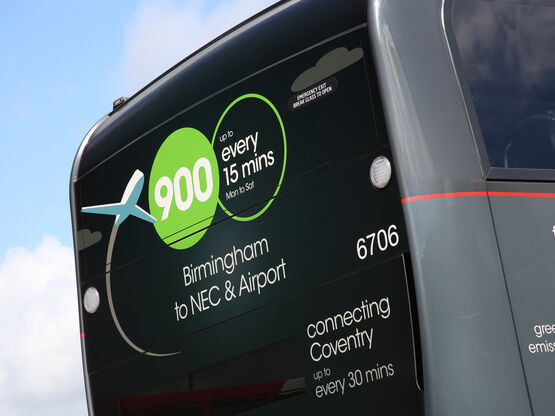 Bus & coach livery, advertising wraps, graphics & branding | Aura