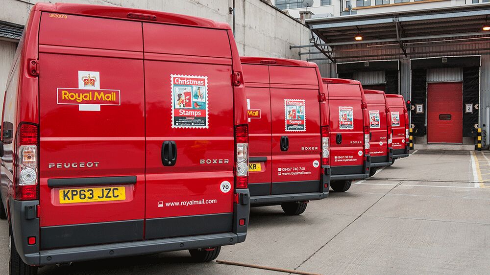 Royal Mail van livery gets a festive stamp | Aura