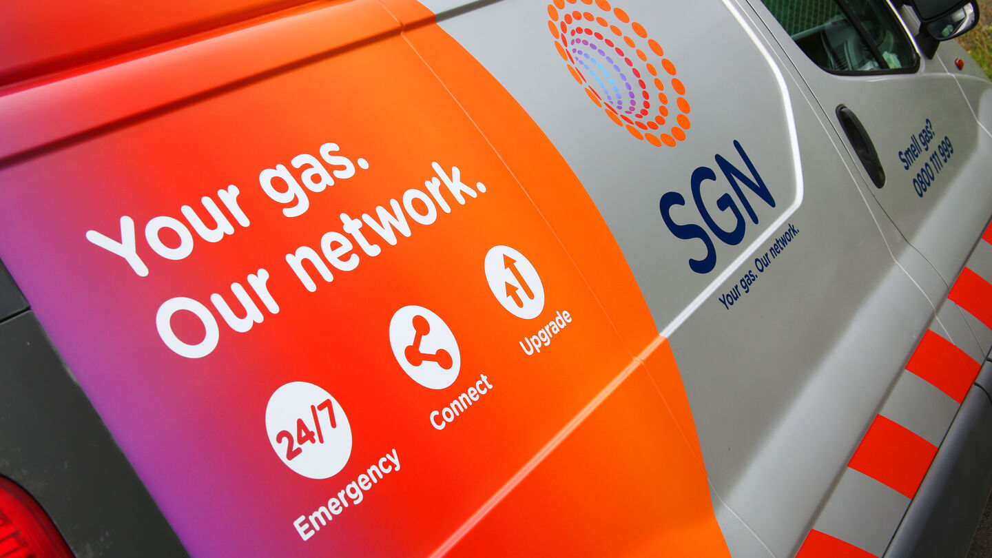 Aura Brand Solutions help SGN to rebrand entire fleet livery | Aura